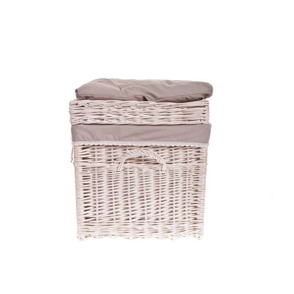 Wicker bin store